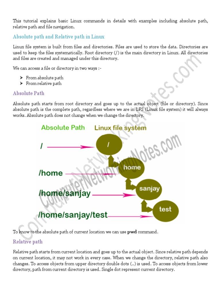 Basic Linux Commands Explained With Examples | PDF | Computer File ...