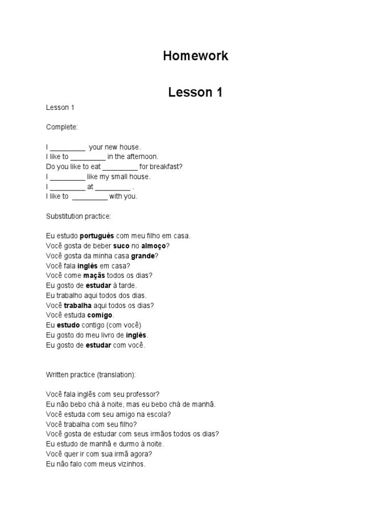 Wizard Homework Lesson1to30 | PDF