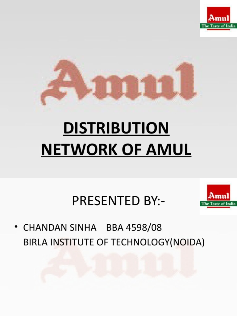 Amul's Efficient Distribution Network | PDF | Enterprise Resource ...