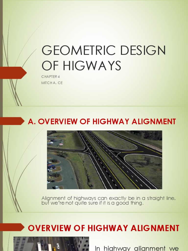 Geometric Design of Highways | PDF | Slope | Tangent