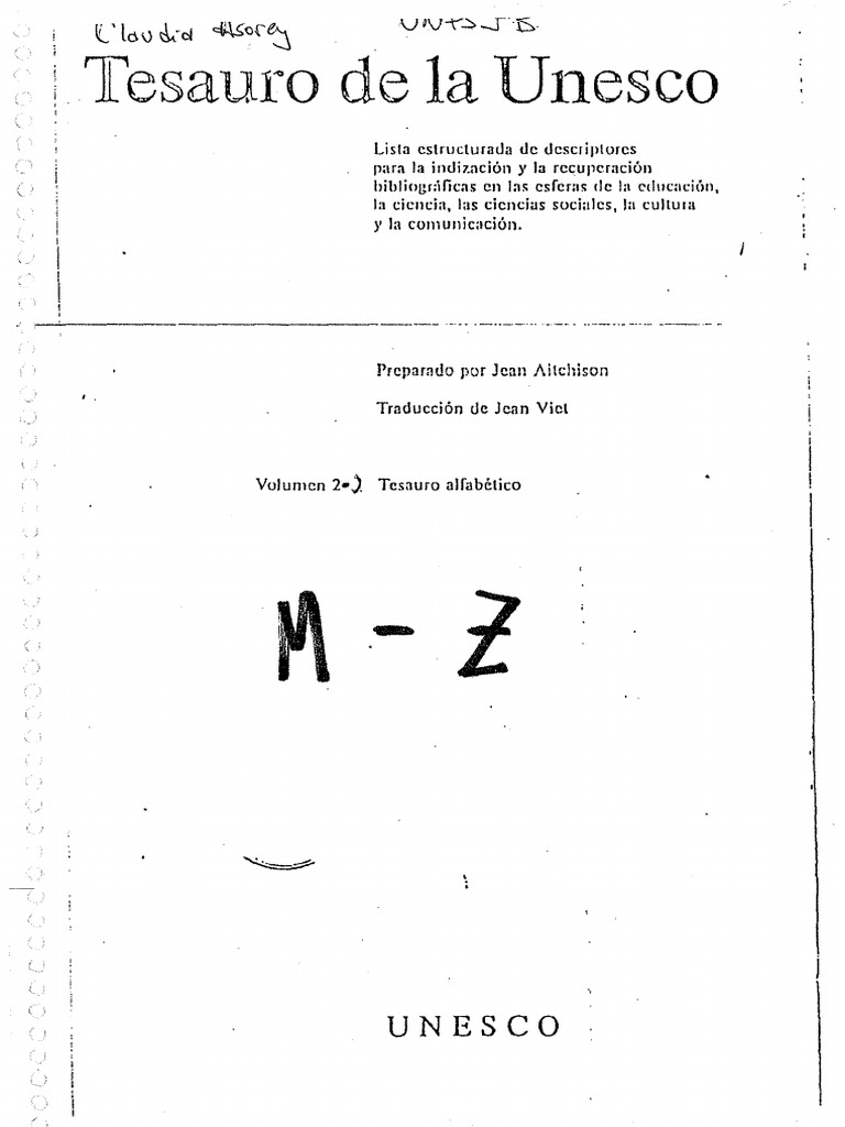 Tesauro Unesco M-Z6 | PDF | Radiación electromagnética | Ligero