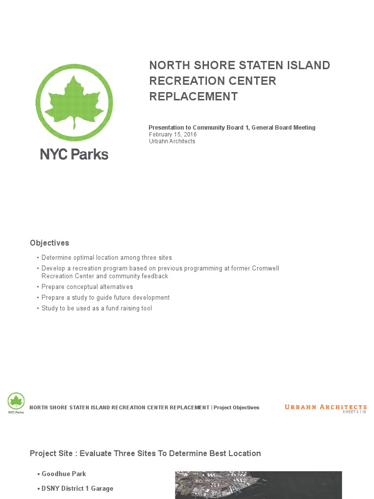 Cromwell Center Replacement Feasibility Study | PDF | Staten Island