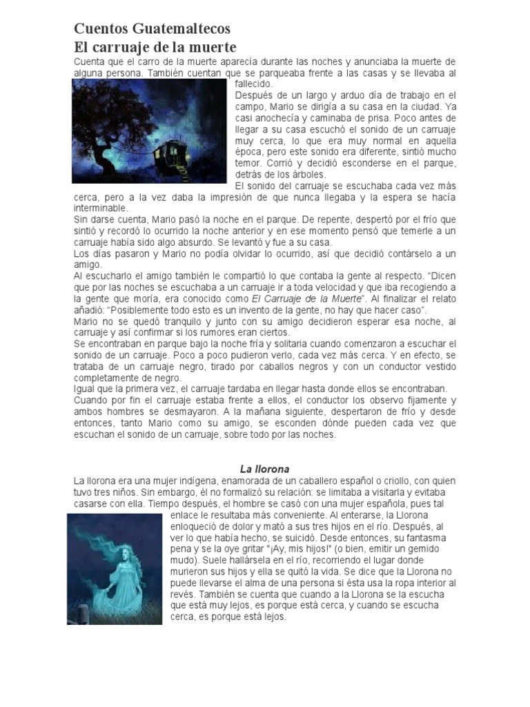 Cuentos Guatemaltecos | PDF | Novelas