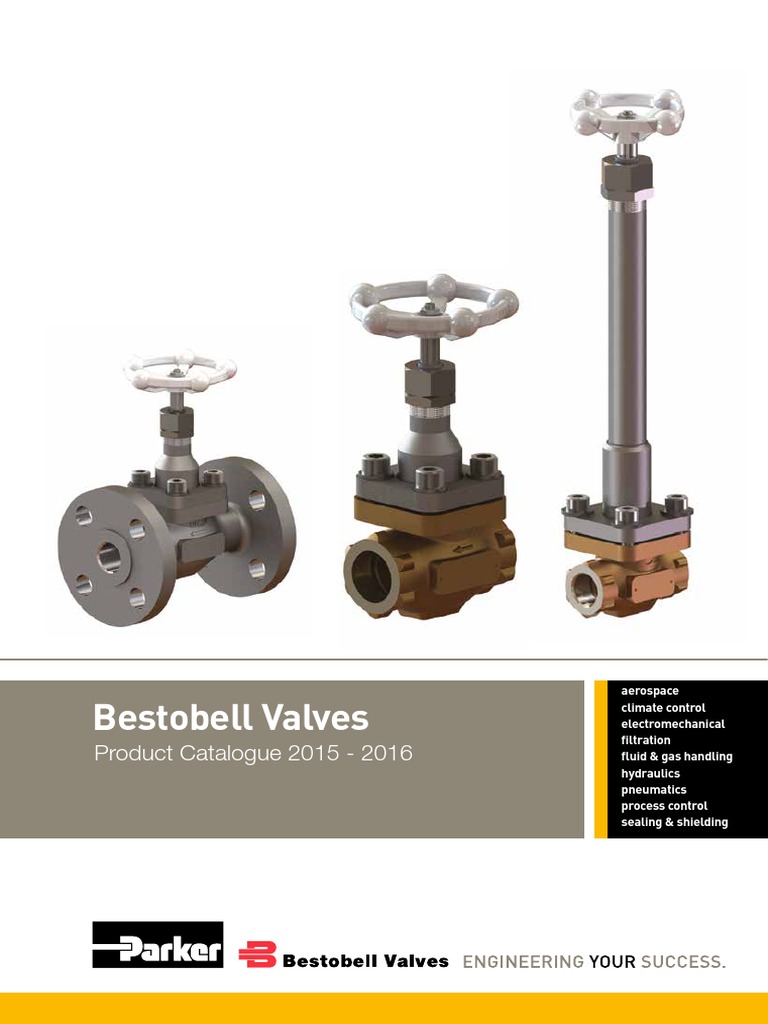 Parker Bestobell Valves Product Catalogue 2015 2016 | Valve | Leak