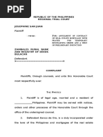 Memorandum of Appeal | PDF | Lawsuit | Complaint