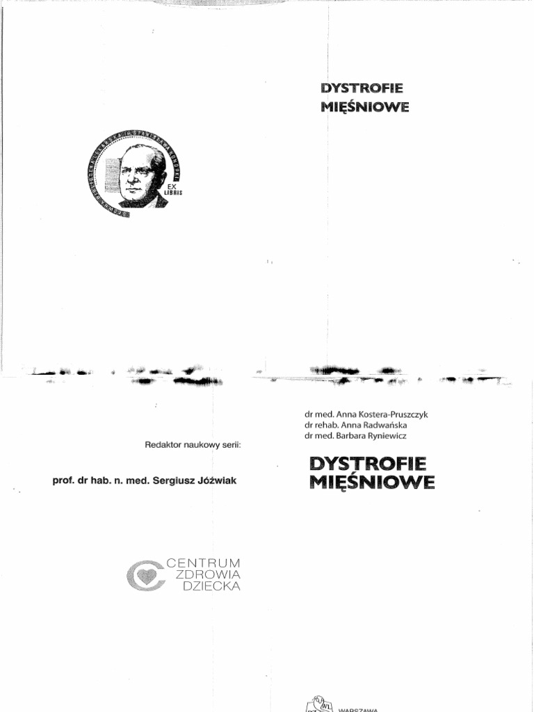 Dystrofie Mięśniowe, Anna Kostera Pruszczyk | PDF