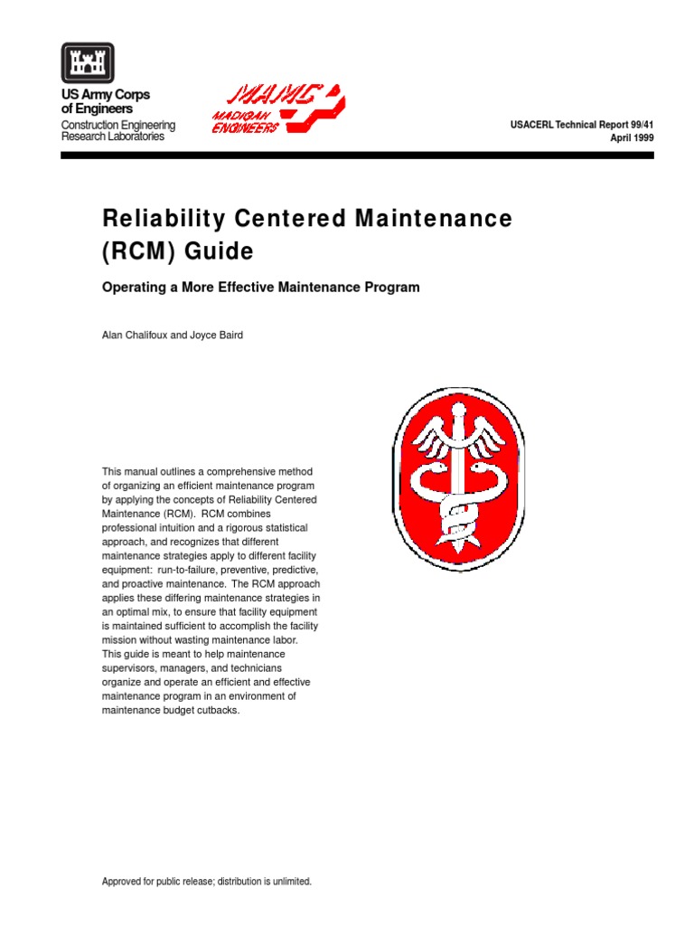 RCM Guide | PDF | Reliability Engineering | Bearing (Mechanical)