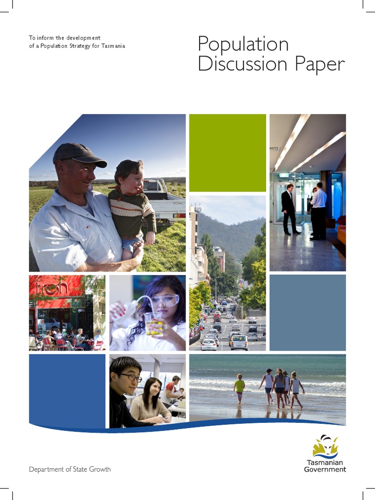Population Discussion Paper PDF | PDF | Tasmania | Economic Growth