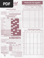 WISC IV Protocolo | PDF