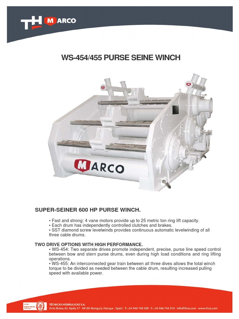 Guia para Winche Marco - WS-454-455 | PDF