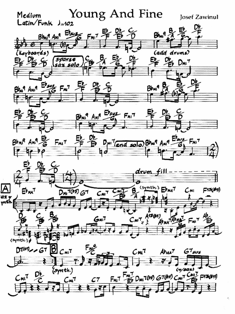 Young and Fine - Weather Report | PDF