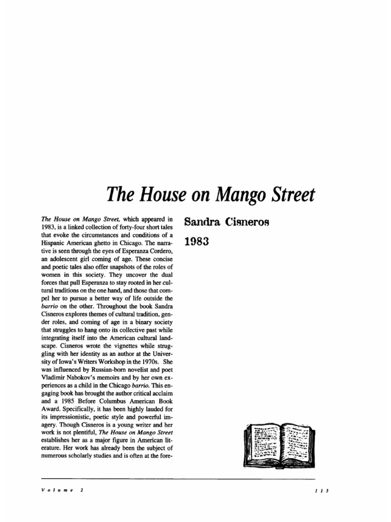 The House on Mango Street: Esperanza's Journey | PDF