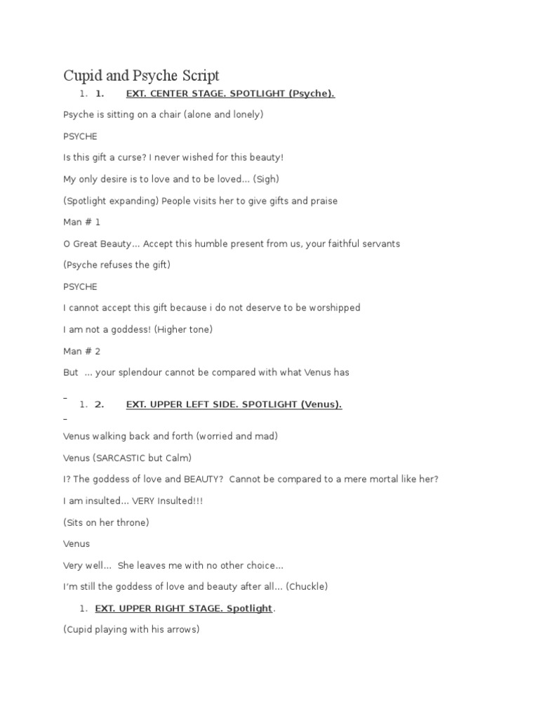 Cupid and Psyche | PDF | Cupid | Hades