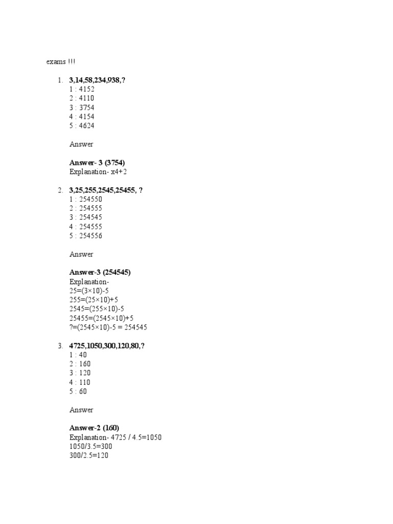 Apt Number Series | PDF | Number Theory | Numbers