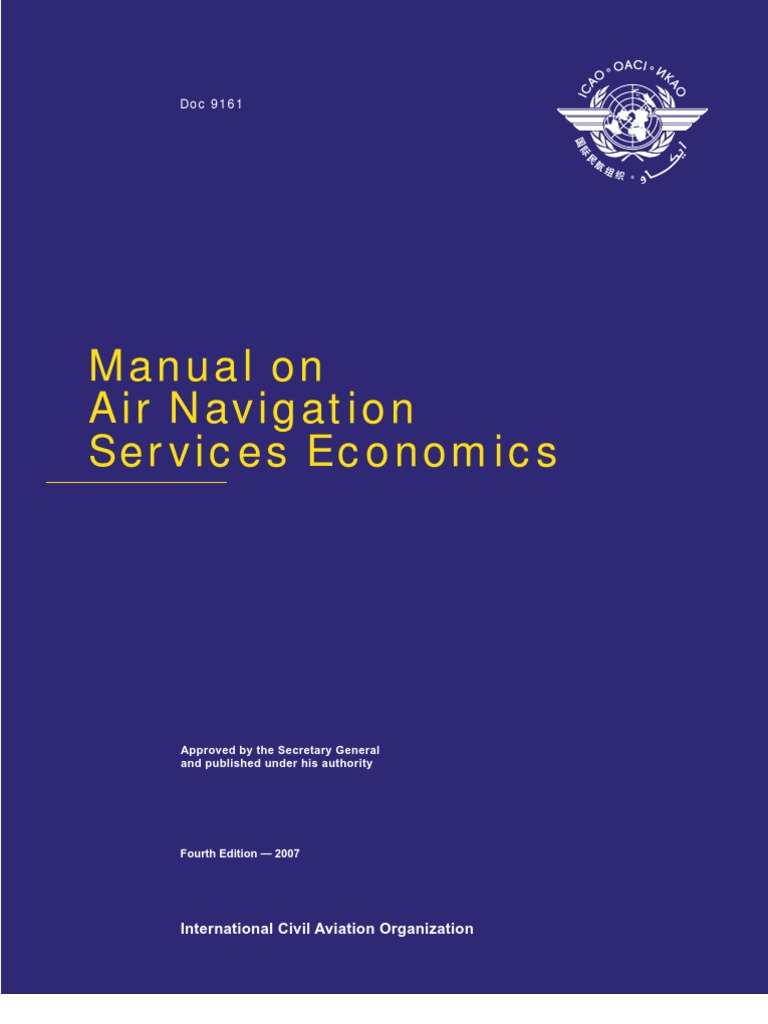 Manual On Air Navigation Services Economics: International Civil ...