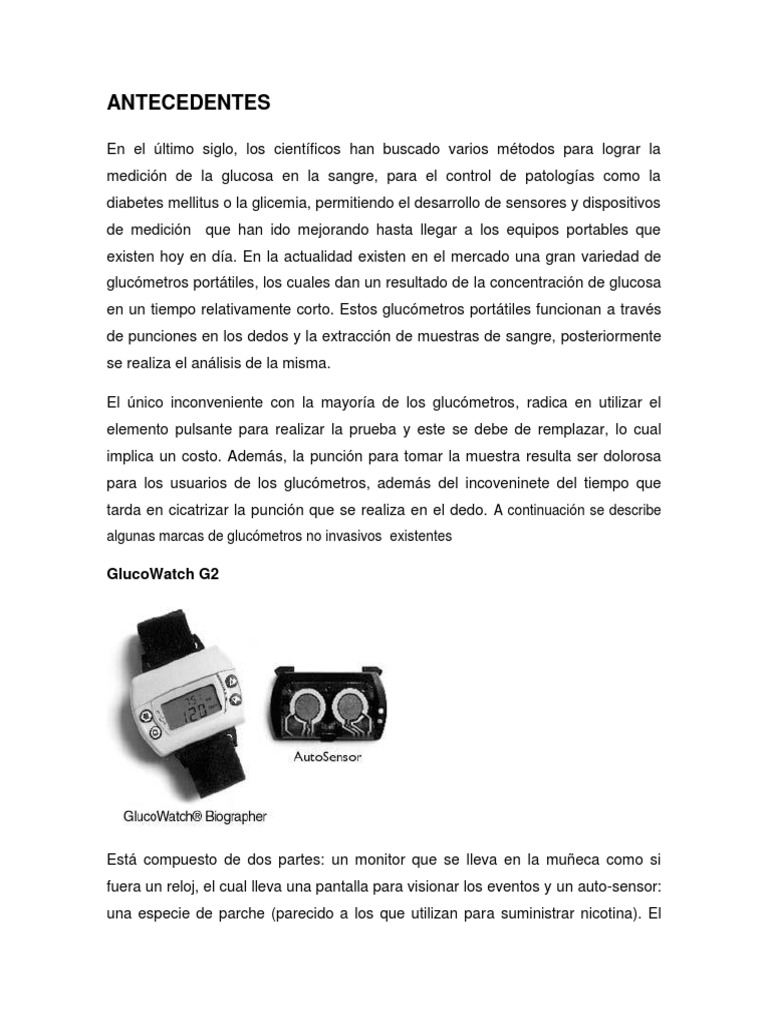 Partes de un glucómetro portátil | PDF | Ieee 802.11 | Espectrofotometria