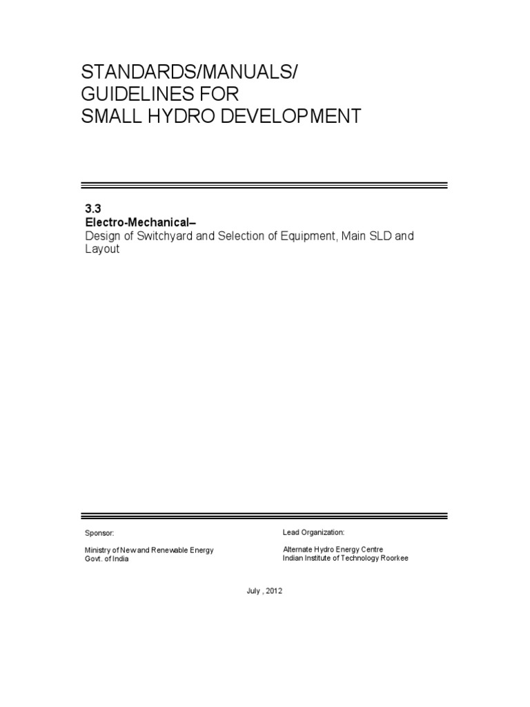Design of Switchyard | PDF | Electrical Substation | Insulator ...