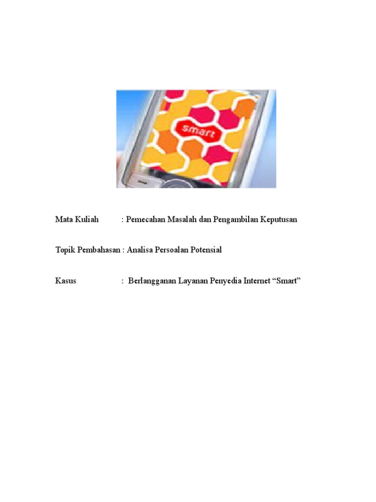 Contoh Analisa Persoalan Potensial | PDF