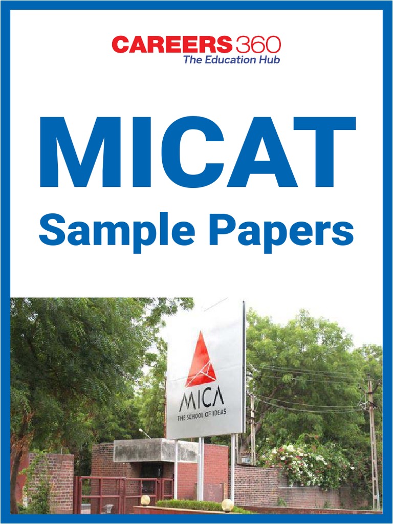 MICAT Sample Papers for Practice | PDF