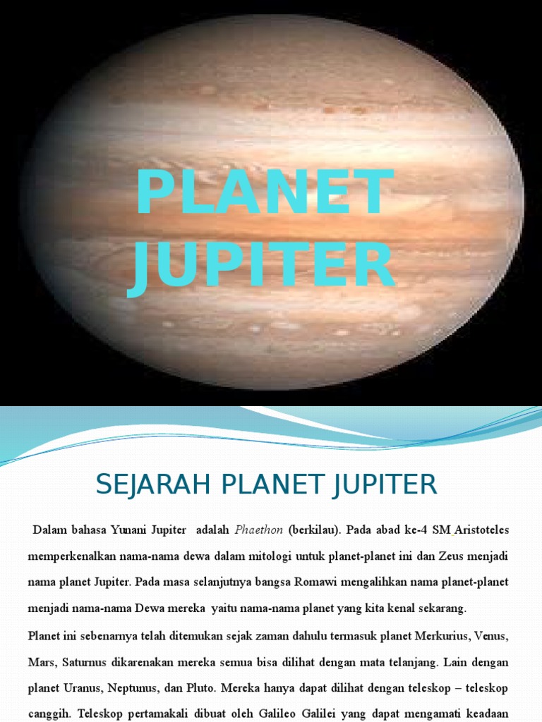Gambar Planet Jupiter Dan Penjelasannya