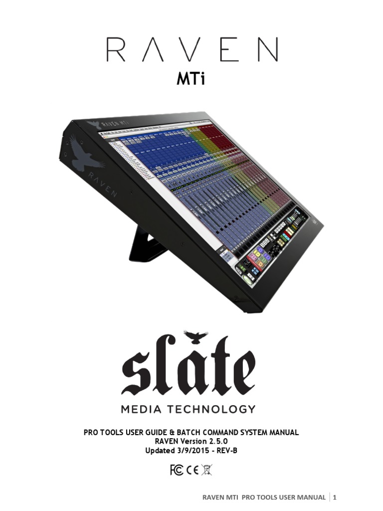 Raven Mti 2.5.0 Pro Tools User Manual Rev-B | Download Free PDF ...