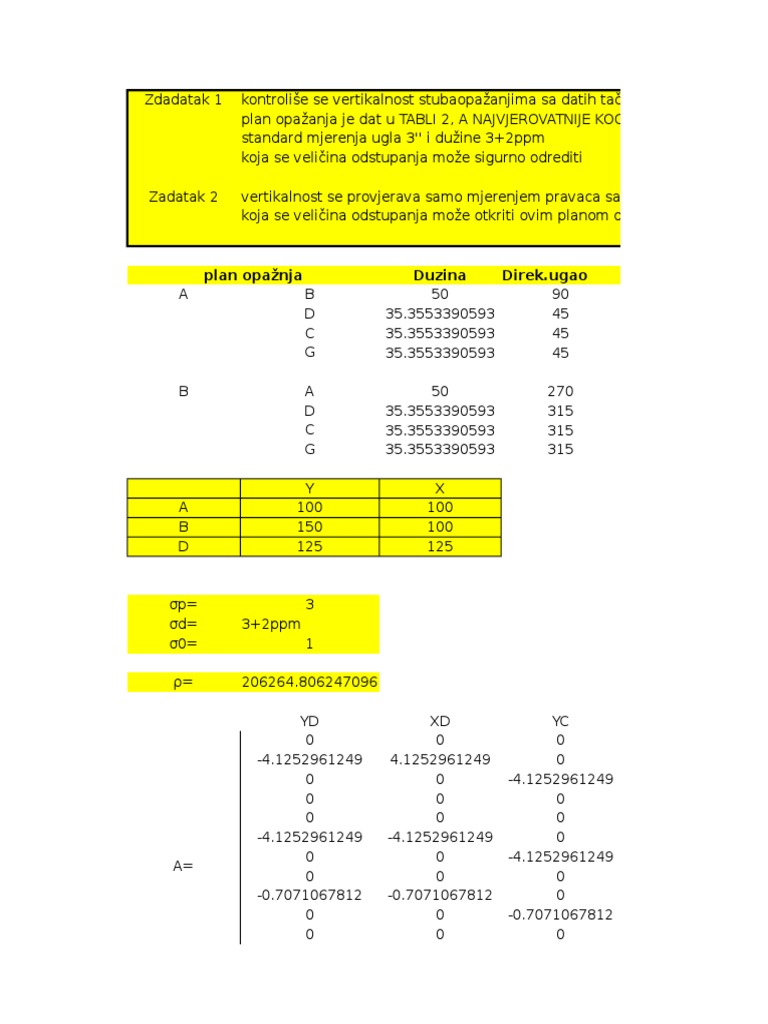 Inzenjerska Geodezija 3 | PDF
