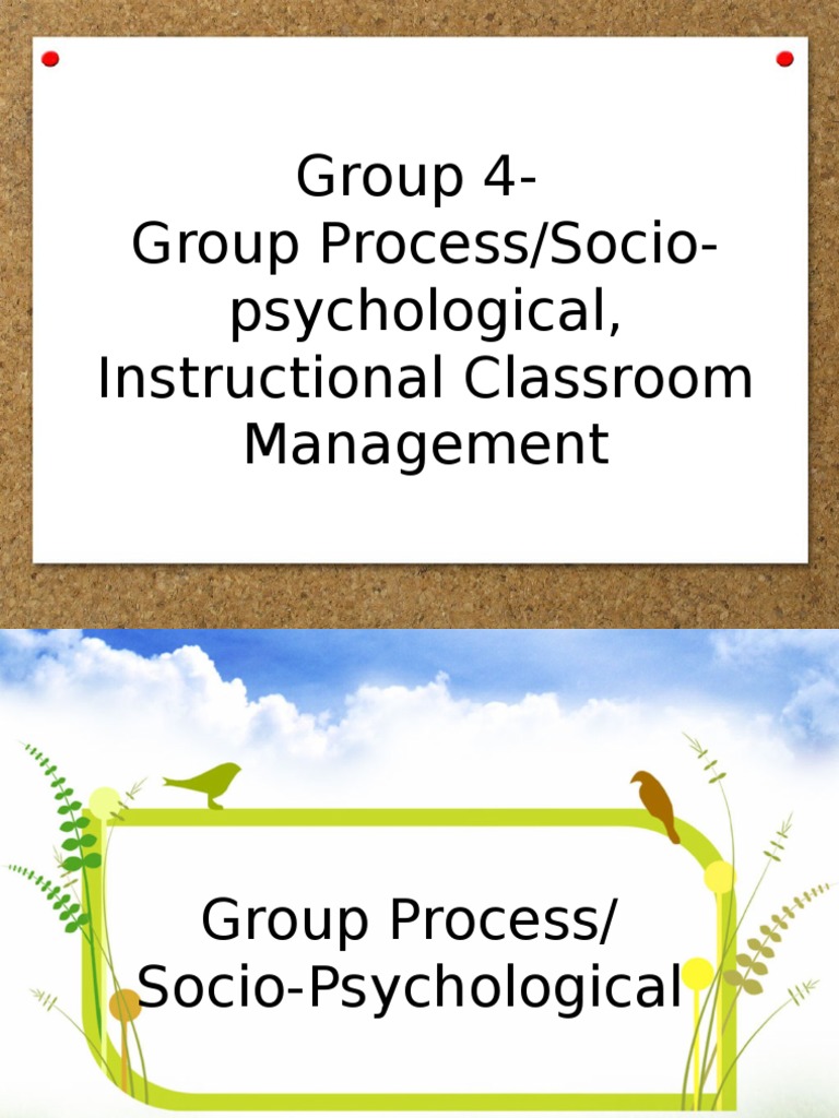 Group Processes and Classroom Management | PDF | Social Group | Norm ...