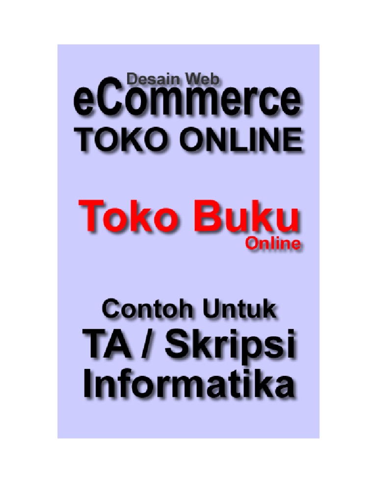 Web Contoh Toko Online - ERD Dan Analisis Sistem Informasi Penjualan ...
