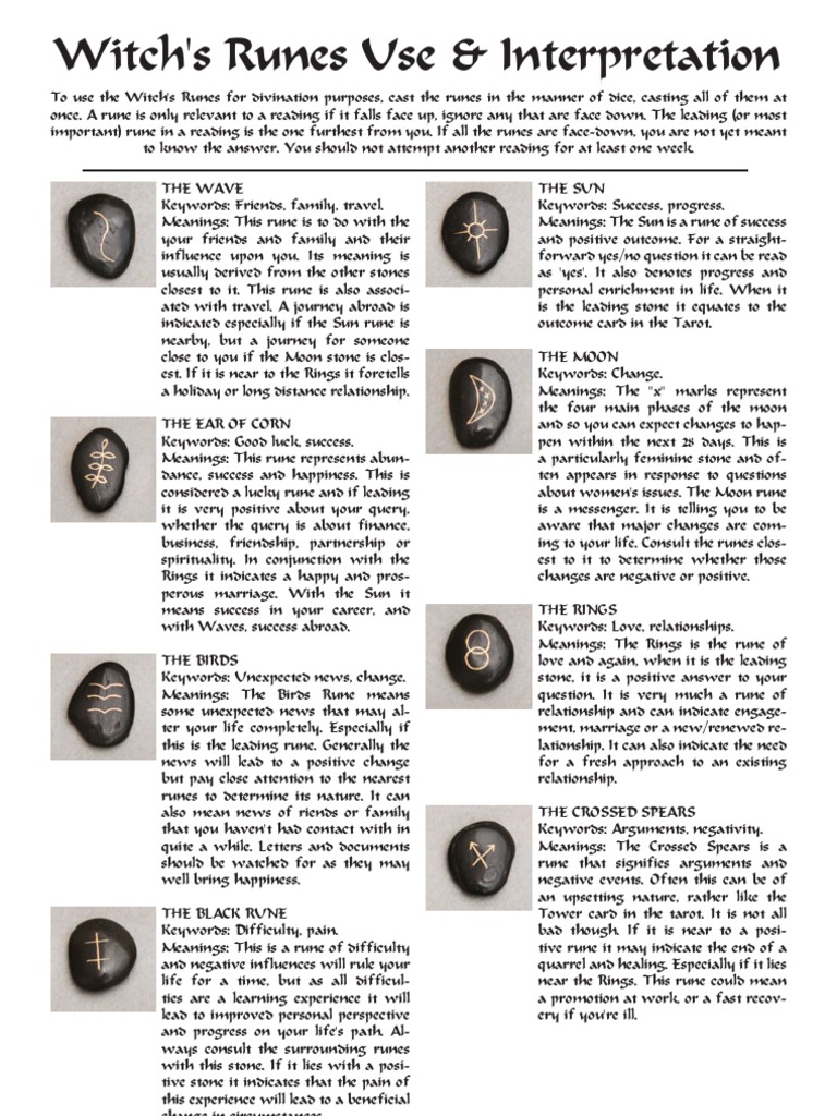 Witch's Runes | PDF | Runes | Witchcraft