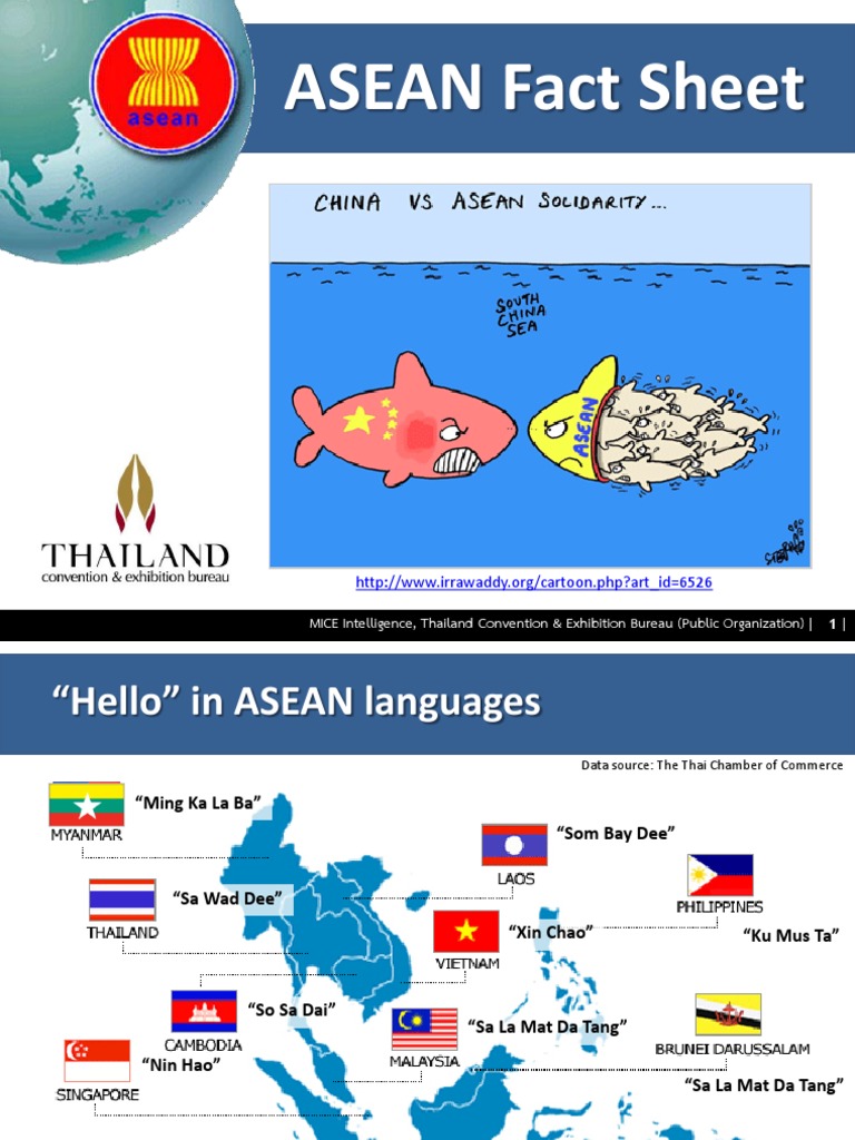 Asean Fact Sheet | PDF | Thailand | Singapore