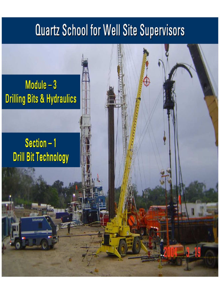 01 Drill Bit Technology | PDF | Bearing (Mechanical) | Mechanical ...