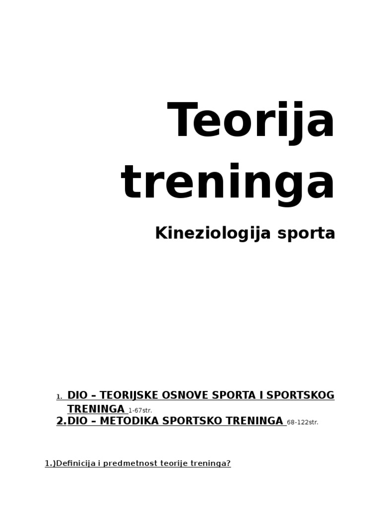 Skripta Za Usmeni TT | PDF