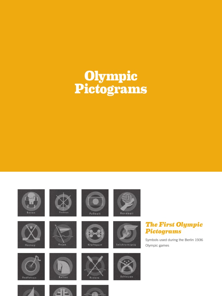 Olympic Games Pictograms-Logos | PDF | Nations At The Olympics ...