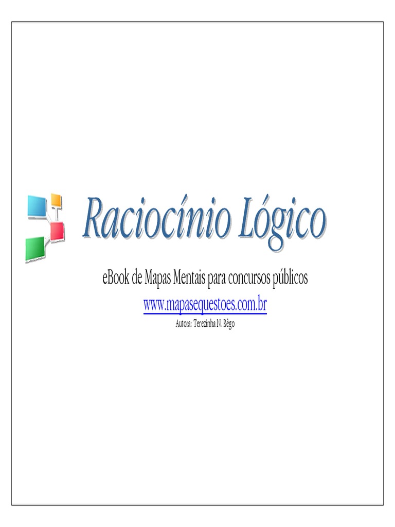 Mapas Mentais de Raciocínio Lógico | PDF | Lógica | Sintaxe (lógica)