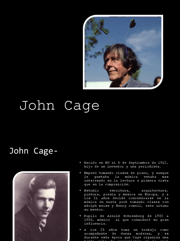 John Cage | PDF | Ocio | Sonido