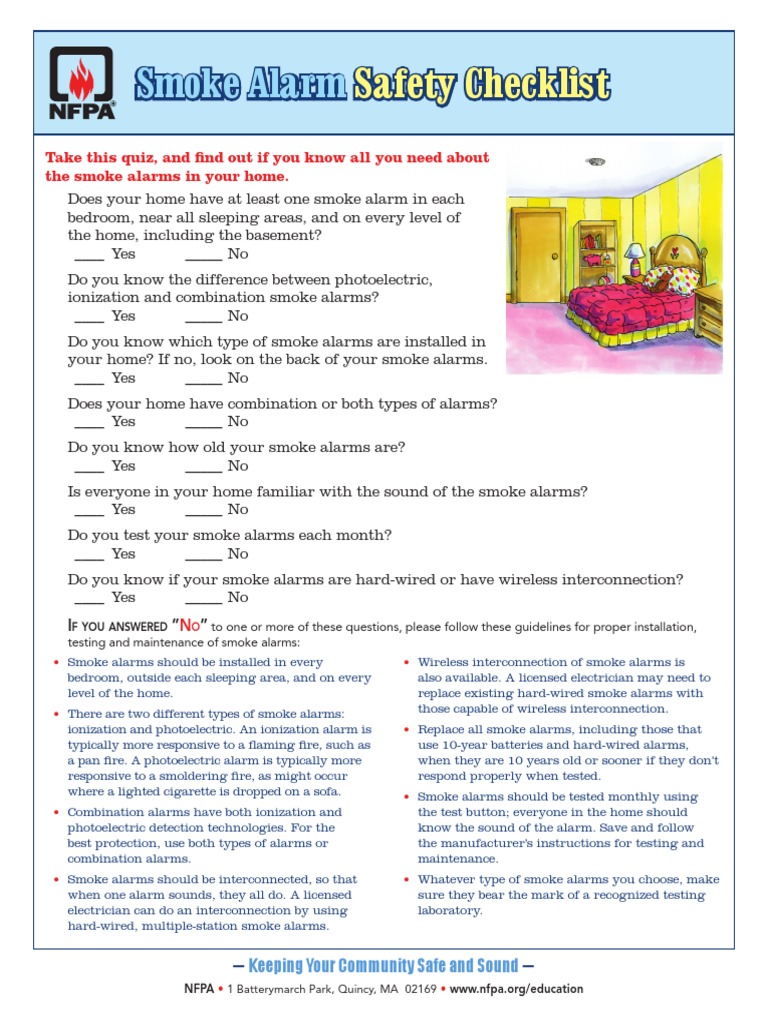 Ensuring Smoke Alarm Safety: A Comprehensive Checklist to Properly ...