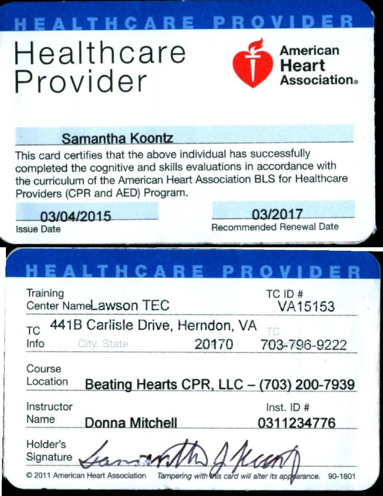 Bls Card | PDF