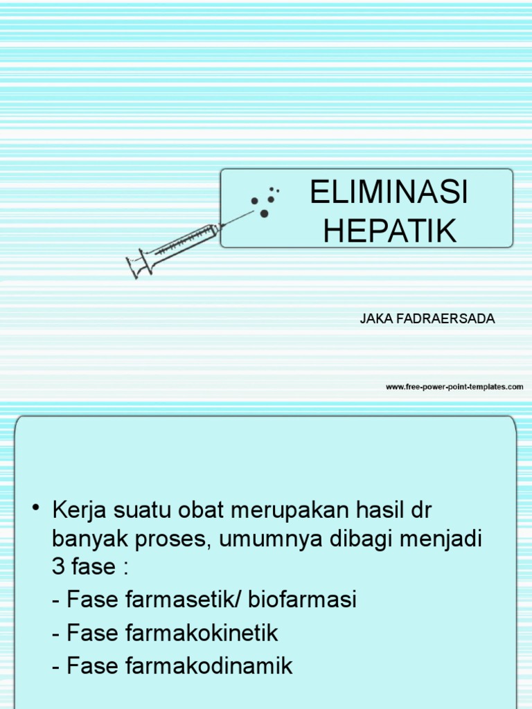 Eliminasi Hepatik | PDF