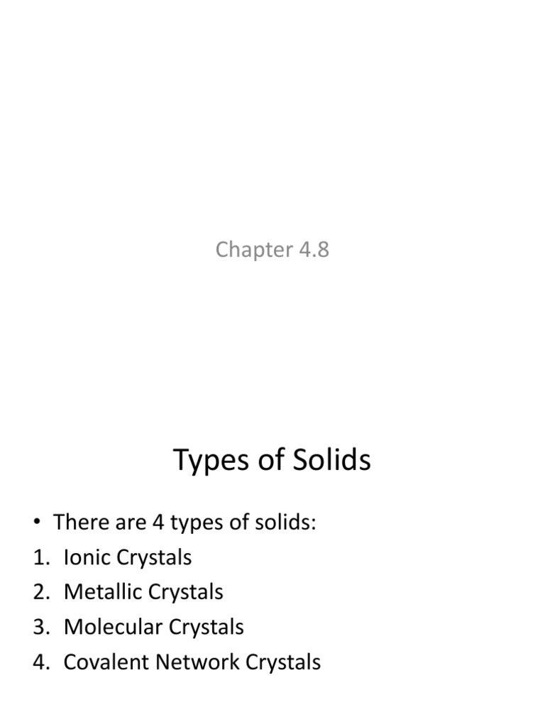 48 The Structure and Properties of Solids | PDF