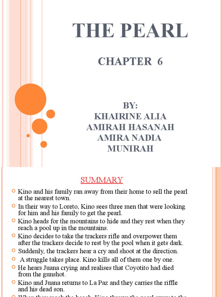 The Pearl Chap 6 | PDF | Mystery, Thriller & Crime Fiction