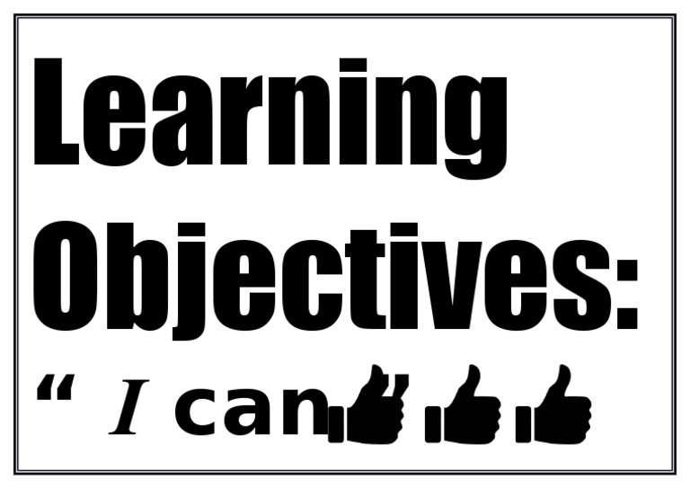 A Guide to Setting Meaningful Learning Objectives Using Action-Oriented ...