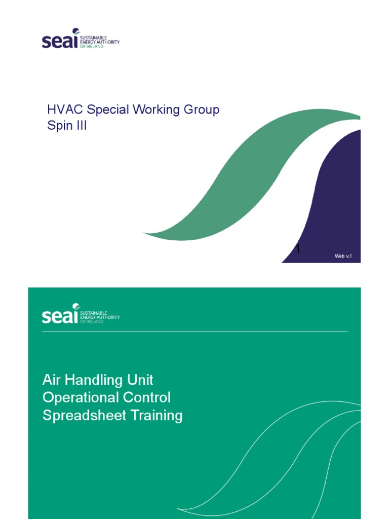 AHU Operational Control Spreadsheet Guide | PDF | Hvac | Microsoft Excel