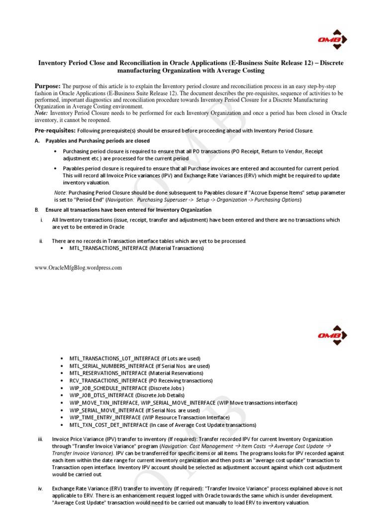 Inventory Period Closing | PDF | Inventory | Debits And Credits