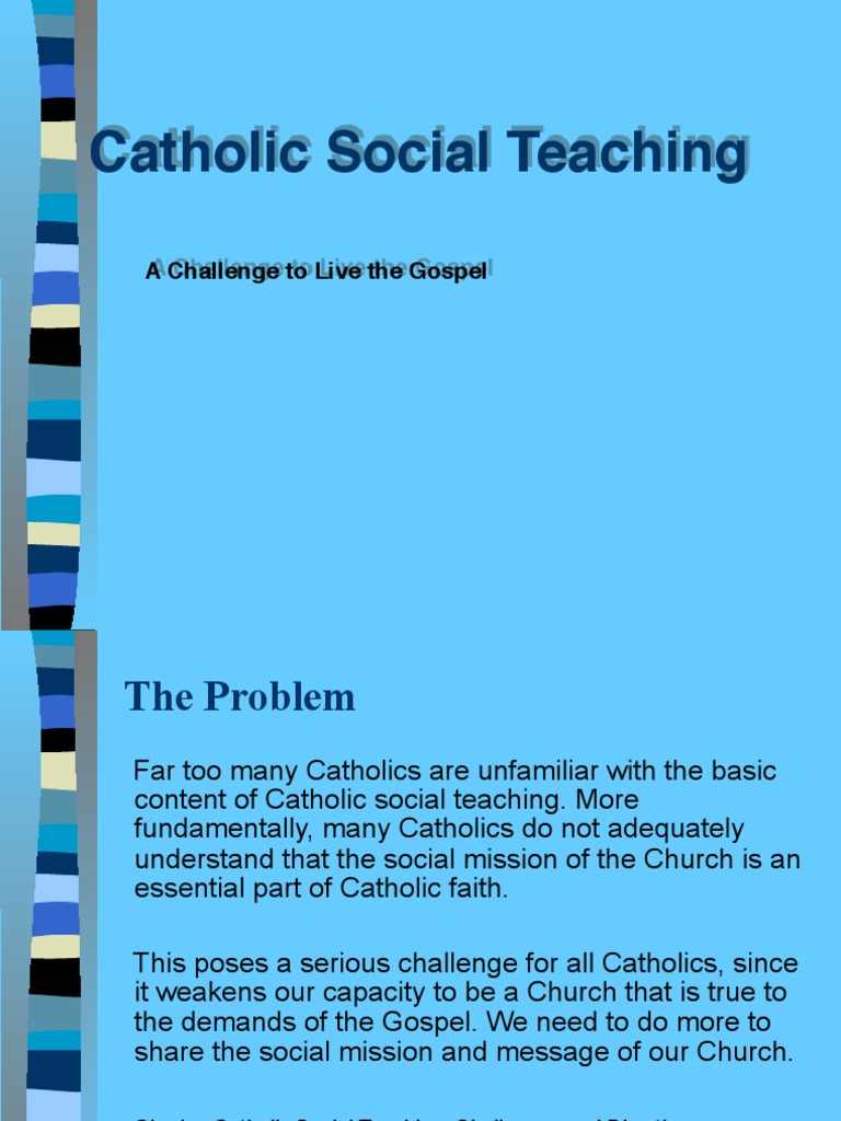 Understanding Catholic Social Teaching | PDF
