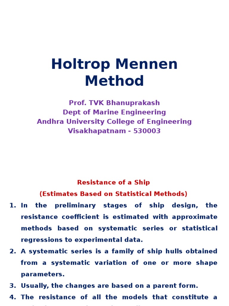 TVKB R&P HM Method | PDF | Hull (Watercraft) | Ships