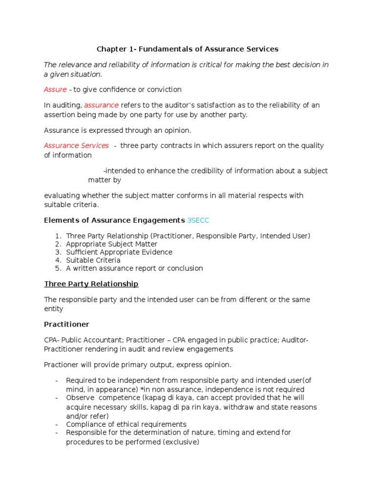 Chapter 1 - Aud Theo | PDF | Financial Audit | Service Industries