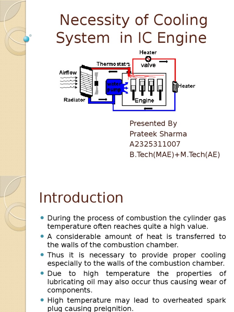 Importance of Cooling in IC Engines | PDF | Internal Combustion Engine ...