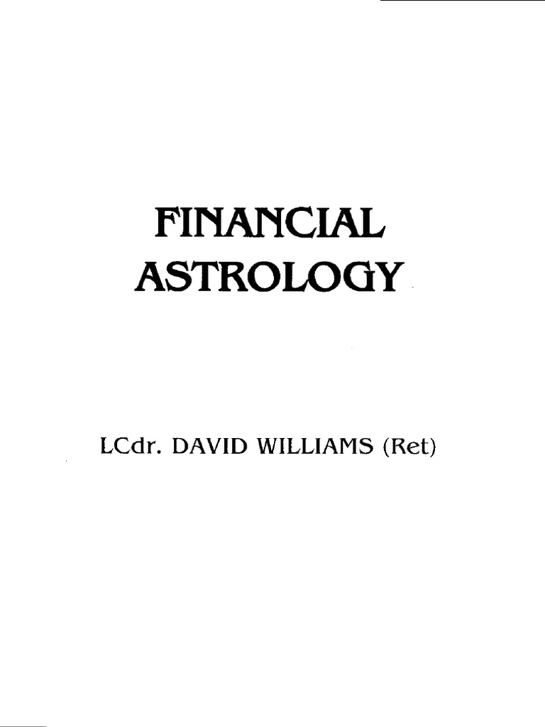 David Williams - Financial Astrology PDF | PDF