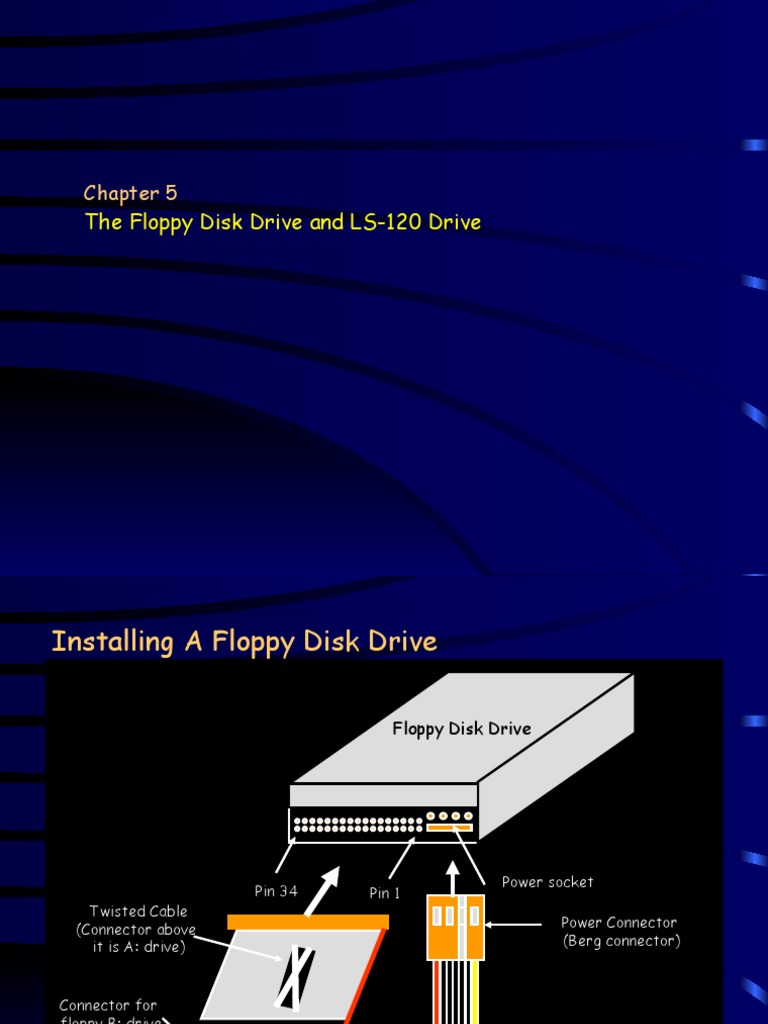 The Floppy Disk Drive and LS-120 Drive | PDF | Floppy Disk | Booting