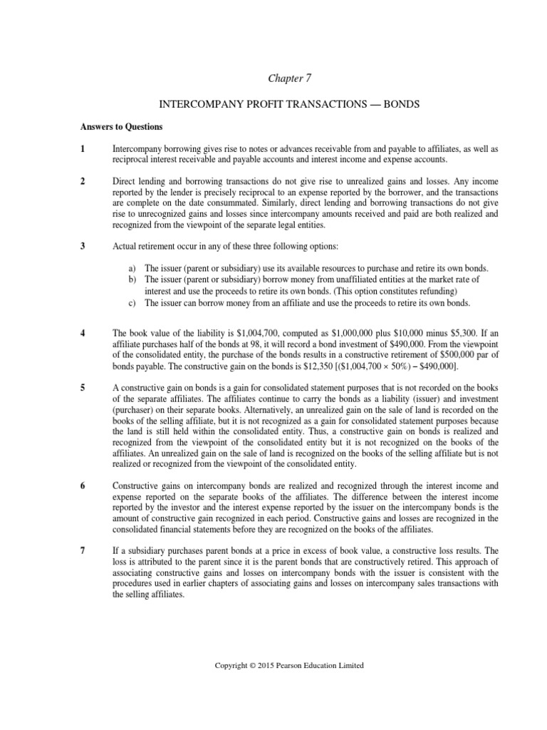 Ch7 Problems Solution | PDF | Book Value | Bonds (Finance)